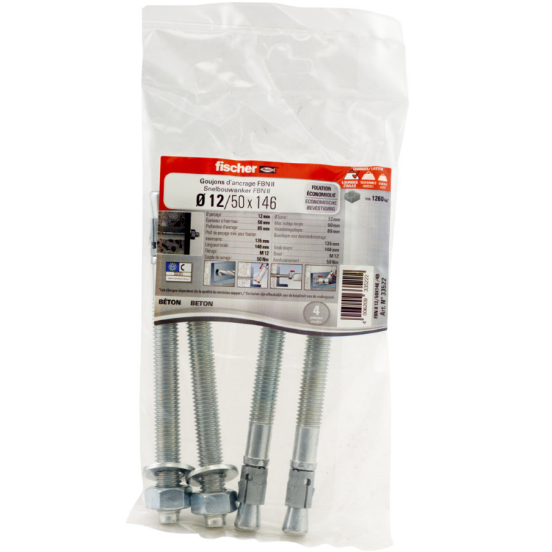 Goujons ancrage béton | manubricole.com