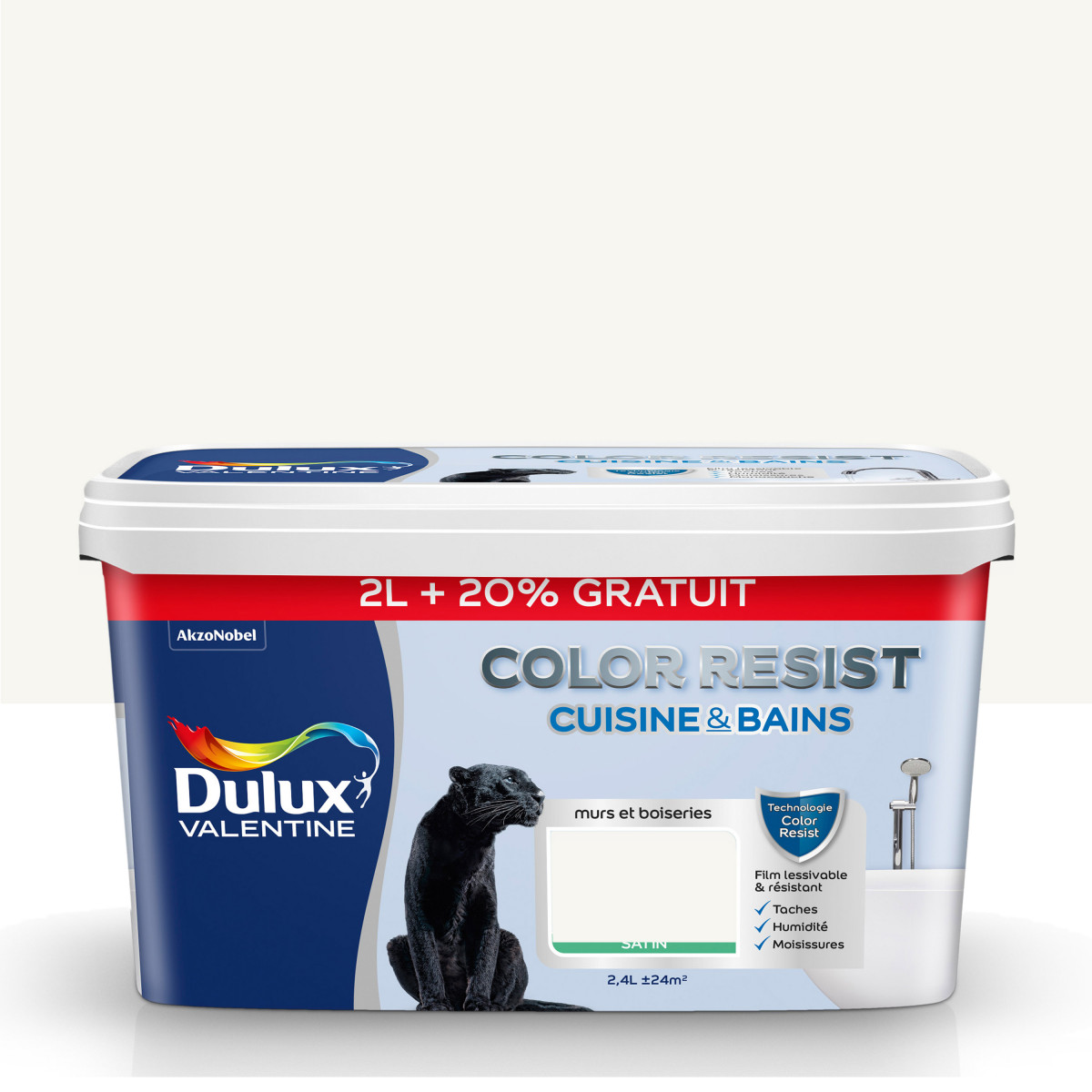 Peinture Color Resist Cuisine & Bains Blanc - Manubricole | manubricole.com